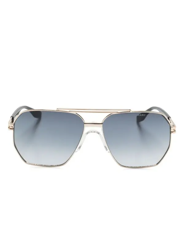 Marc Jacobs Navigator-frame Sunglasses - Gold