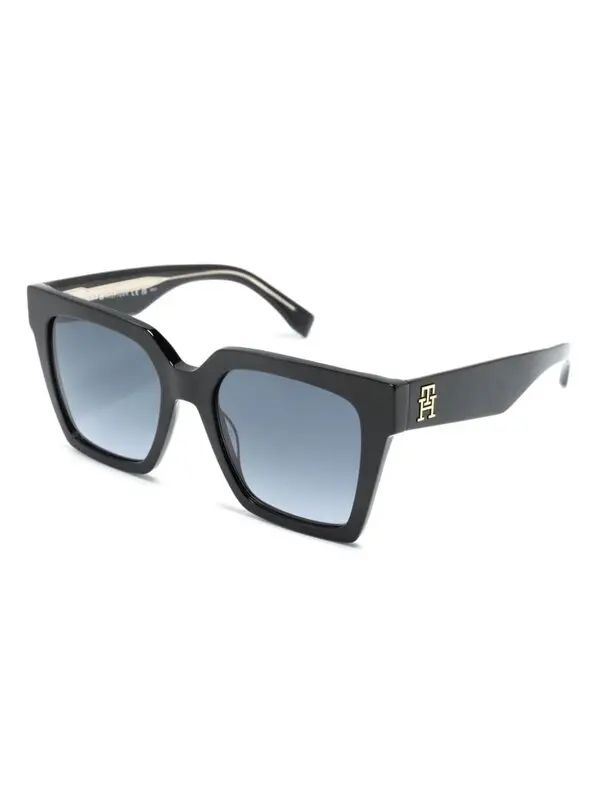 Tommy Hilfiger Monogram Geometric-frame Sunglasses