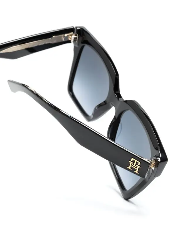 Tommy Hilfiger Monogram Geometric-frame Sunglasses