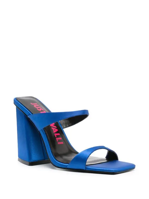 Just Cavalli 105mm Square-toe Sandals - Blue