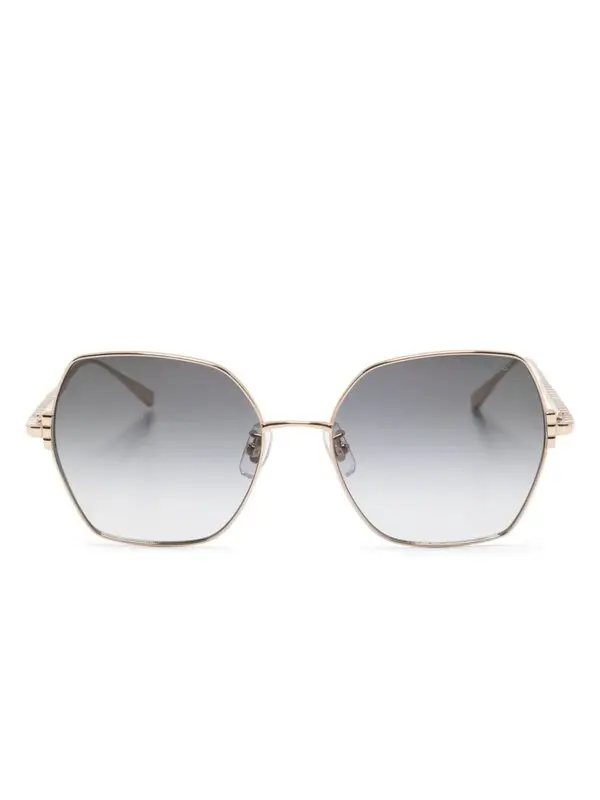 Chopard Square-frame Sunglasses - Gold