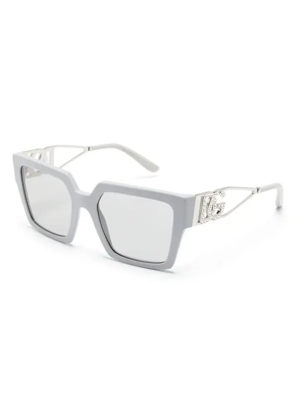 Dolce & Gabbana Dg4446b Square-frame Sunglasses - Grey