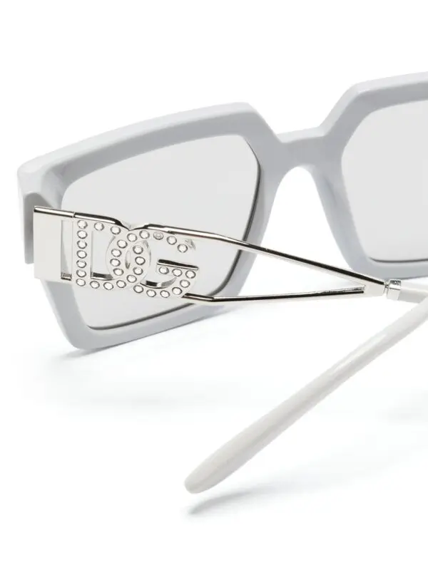 Dolce & Gabbana Dg4446b Square-frame Sunglasses - Grey