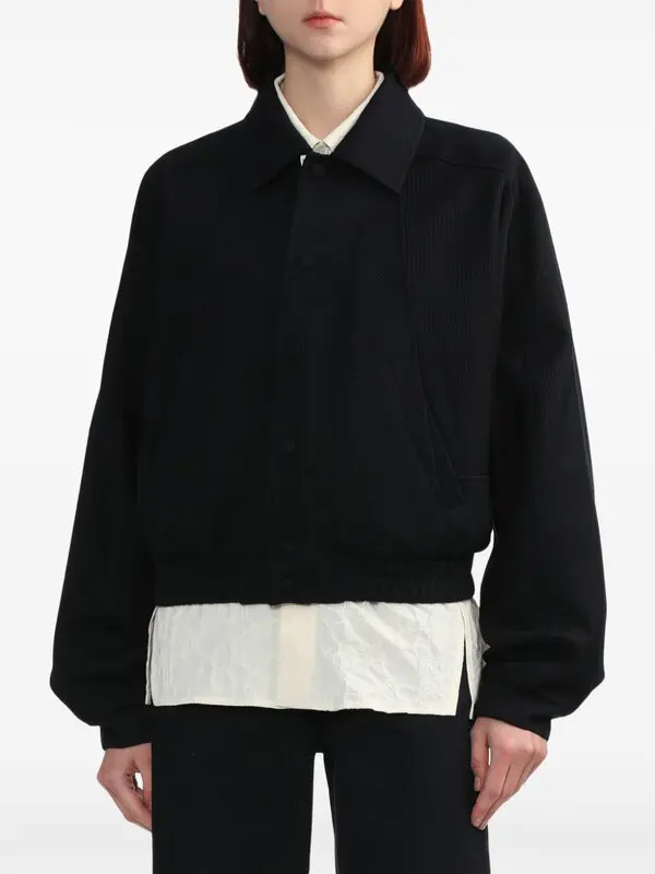 ADER ERROR Panelled Wool Blend Bomber Jacket