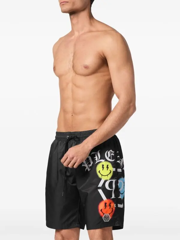 Philipp Plein Logo-print Swim Shorts