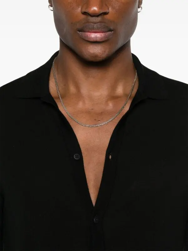 BALLANTYNE Fine-knit Short-sleeved Shirt - Black