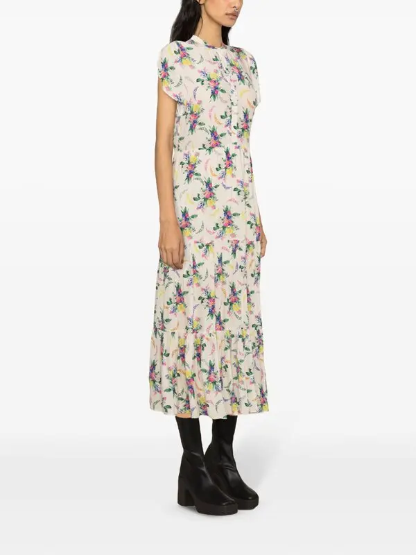 Zadig&Voltaire Razy Floral-print Midi Dress