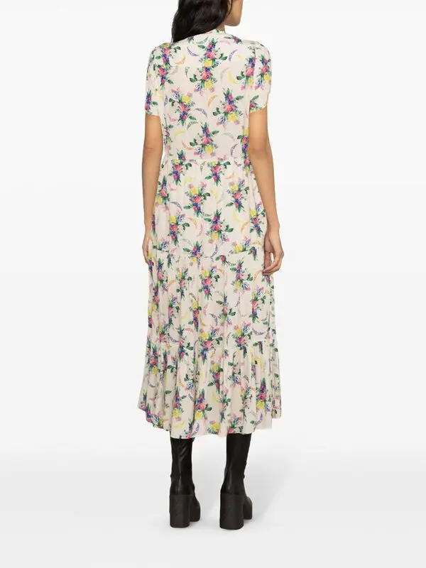 Zadig&Voltaire Razy Floral-print Midi Dress