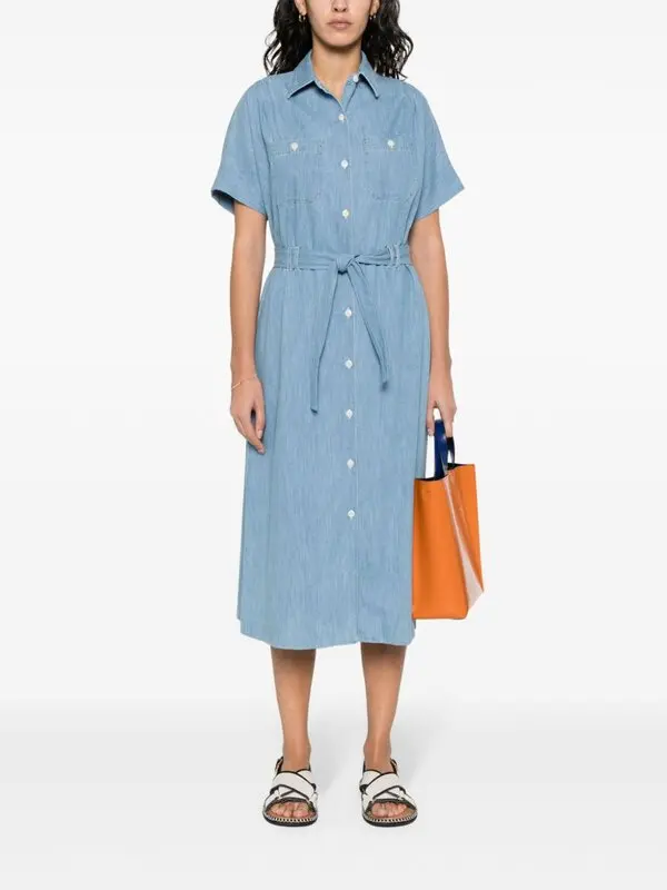 A.p.c. New Drew Denim Midi Dress