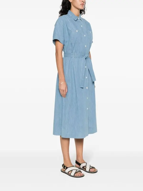 A.p.c. New Drew Denim Midi Dress