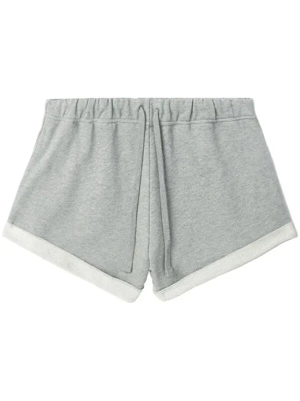 IRO PARIS Emmy Organic-cotton Mini Shorts - Grey