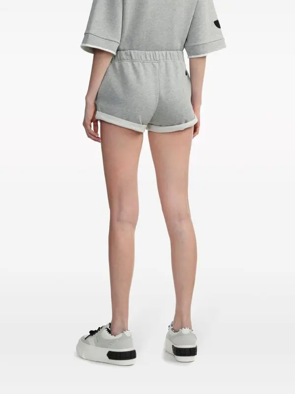 IRO PARIS Emmy Organic-cotton Mini Shorts - Grey