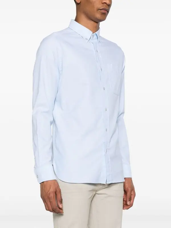 TOM FORD Button-down Collar Cotton Shirt