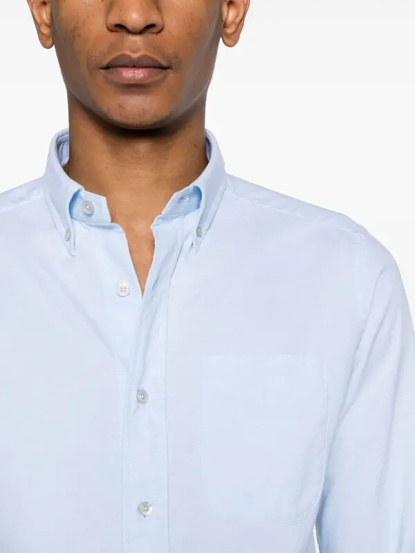 TOM FORD Button-down Collar Cotton Shirt