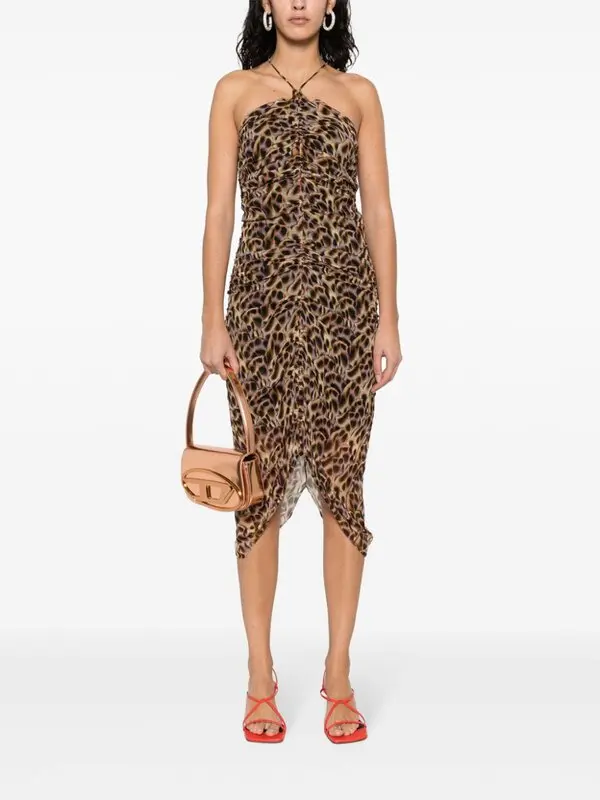 MARANT ETOILE Valdi Leopard-print Midi Dress
