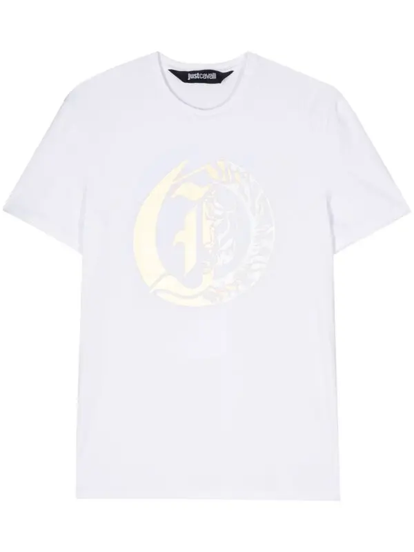 Just Cavalli Logo-print Cotton T-shirt