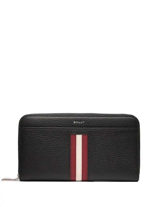 Bally Logo-print Leather Wallet - Black