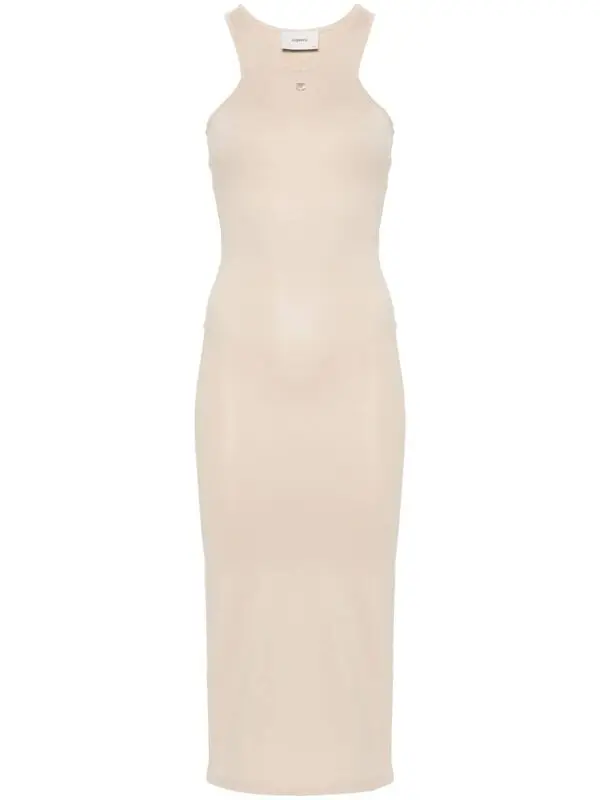 Coperni Tank Top Midi Dress - Neutrals