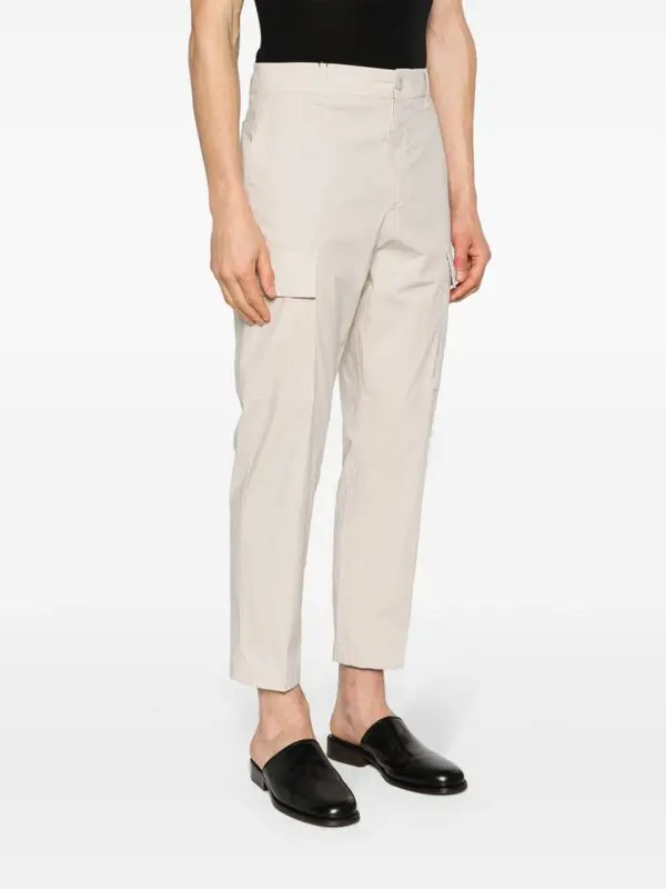 Etro Straight-leg Poplin Trousers - Neutrals