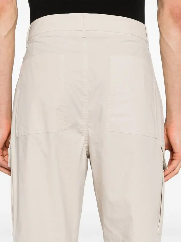 Etro Straight-leg Poplin Trousers - Neutrals