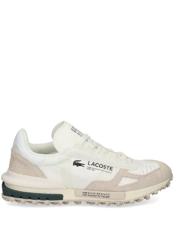 Lacoste Elite Active Logo-print Sneakers - Neutrals
