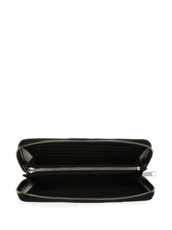 Bally Striped-edge Leather Cardholder