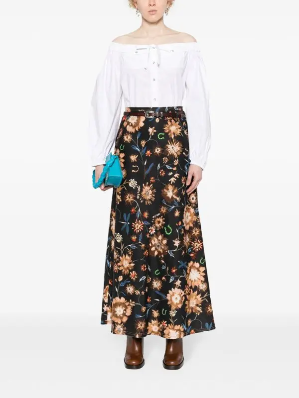 Dorothee Schumacher Off-shoulder Poplin Shirt