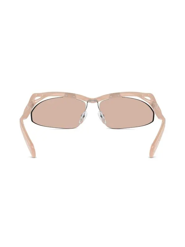 Prada Geometric Frame Sunglasses - Neutrals