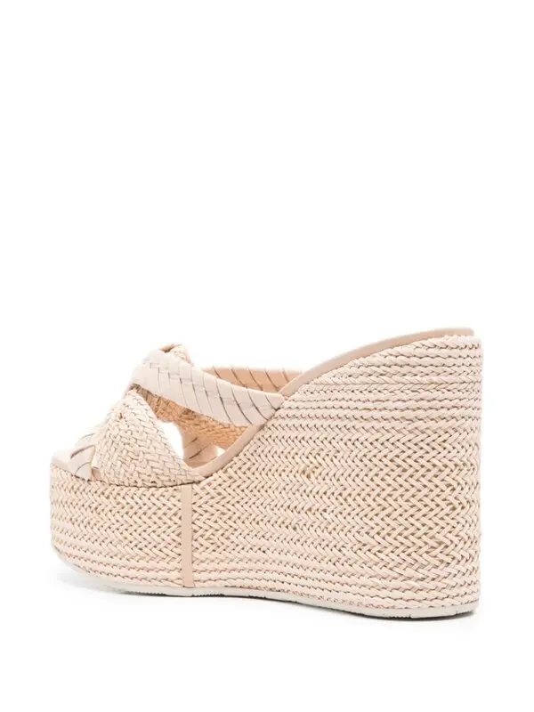 Casadei 130mm Formentera Wedges - Pink