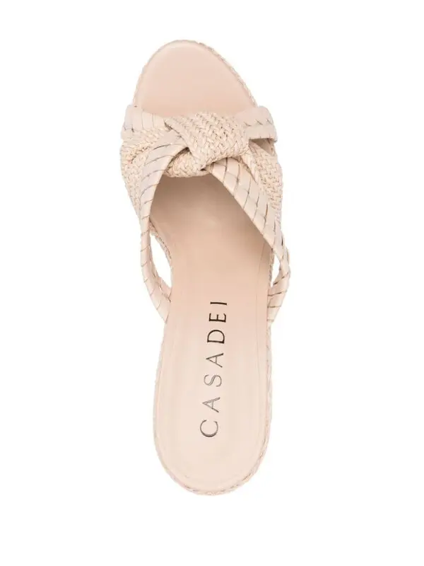 Casadei 130mm Formentera Wedges - Pink