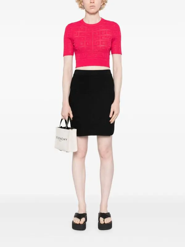 Givenchy 4g Jacquard Mini Skirt