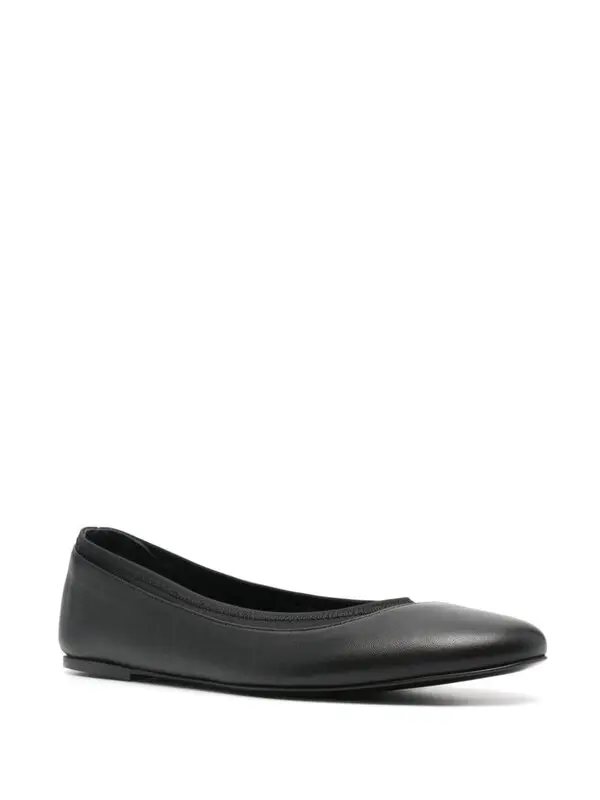 Loulou De Saison Rupa Leather Ballerinas