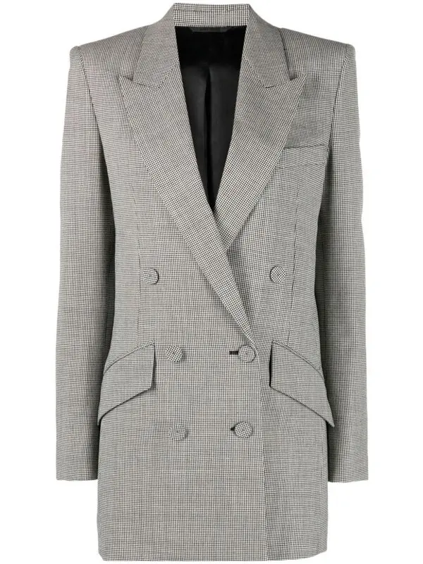 Givenchy Dogtooth Wool Blazer