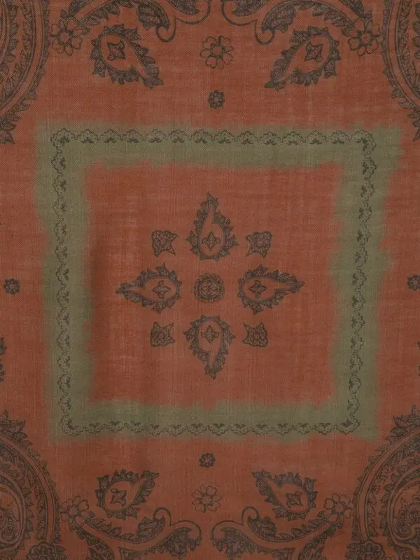 Acne Studios Paisley-bandana-print Wool Scarf