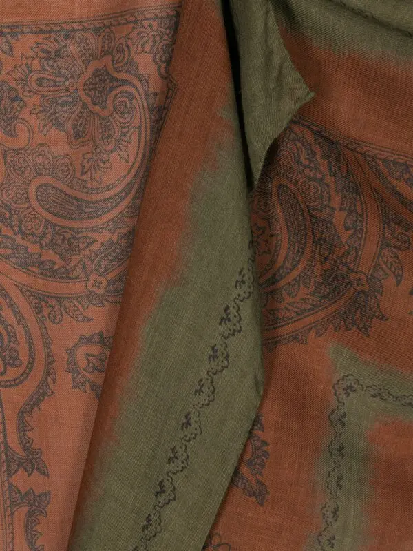 Acne Studios Paisley-bandana-print Wool Scarf