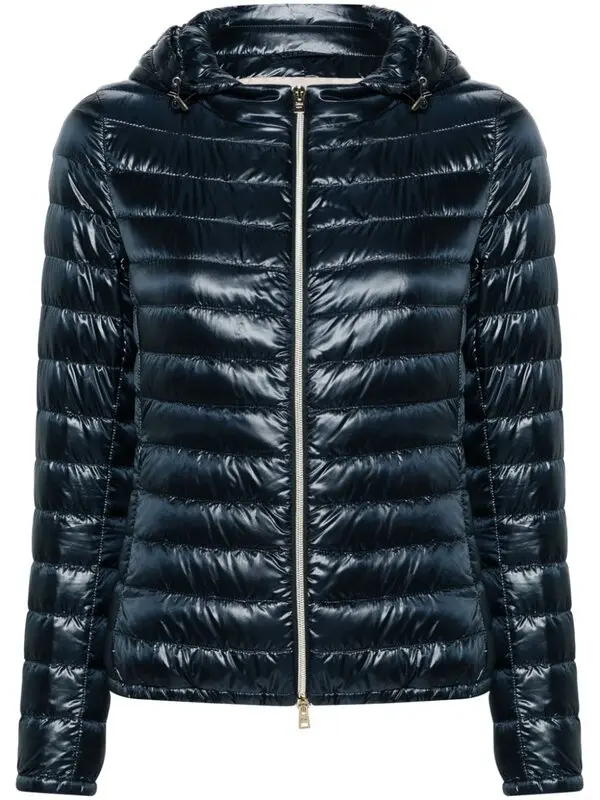 Herno Angela Quilted Puffer Jacket - Blue