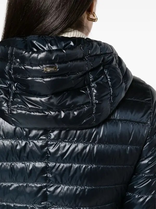 Herno Angela Quilted Puffer Jacket - Blue
