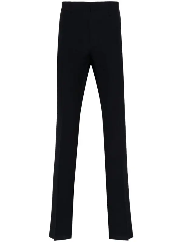 Givenchy Wool Tailored Trousers - Blue
