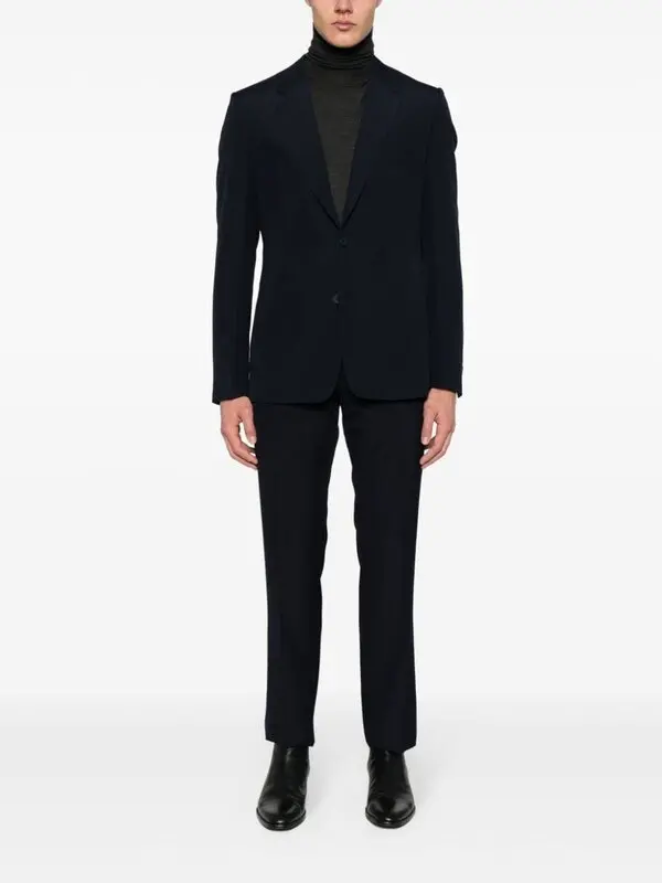 Givenchy Wool Tailored Trousers - Blue