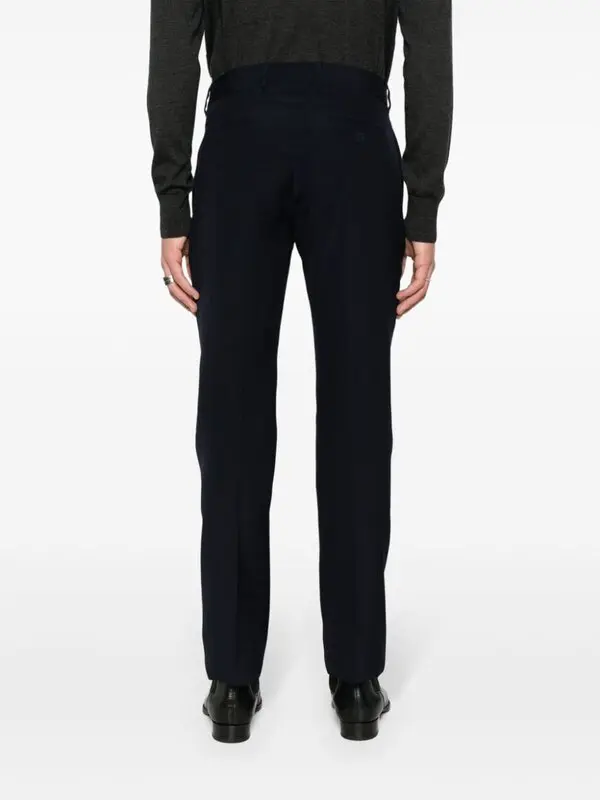 Givenchy Wool Tailored Trousers - Blue