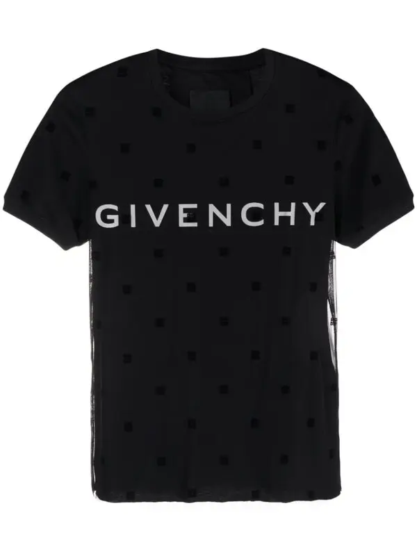 Givenchy Logo-print Layered-effect T-shirt