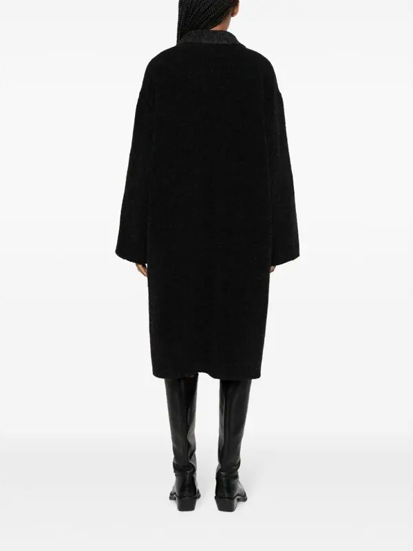 Givenchy Contrasting-lapel Single-breasted Coat