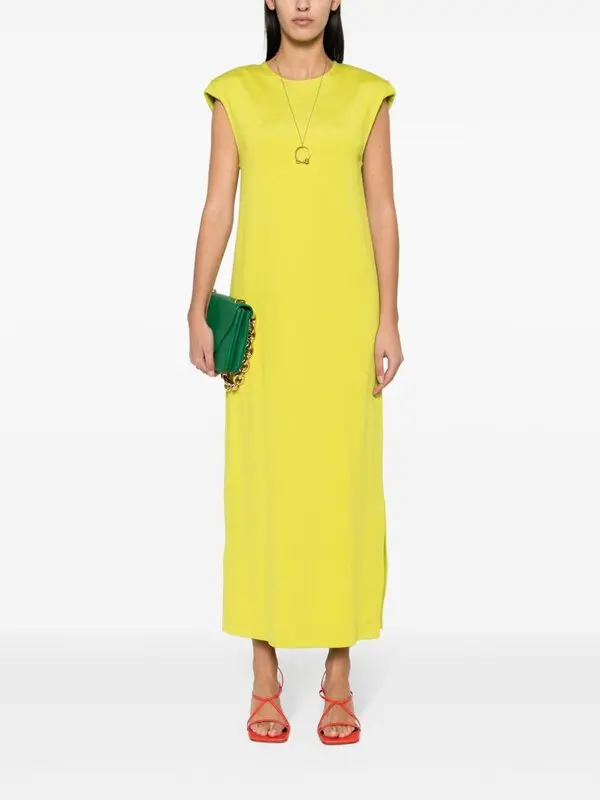 JIL SANDER Detachable-sleeve Maxi Dress