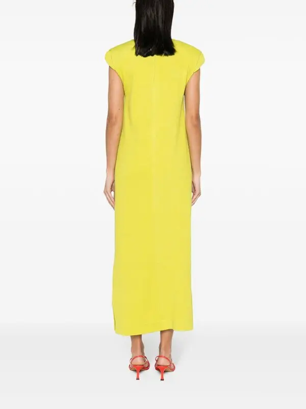 JIL SANDER Detachable-sleeve Maxi Dress