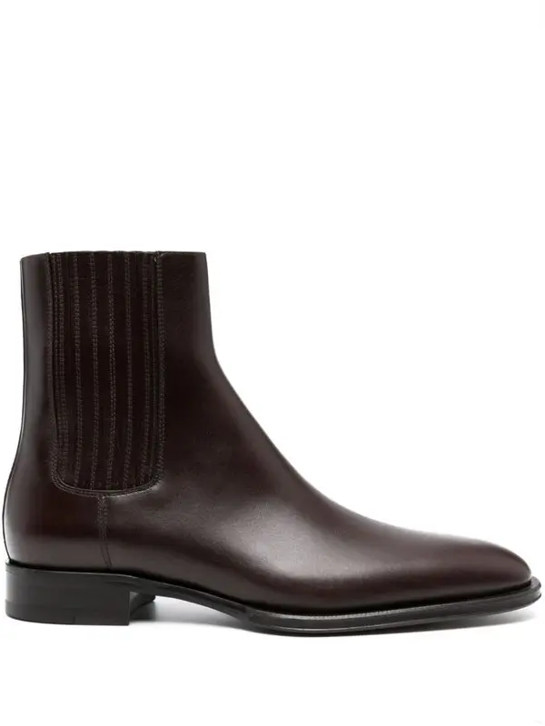 Dsquared2 Zip-up Leather Ankle Boots