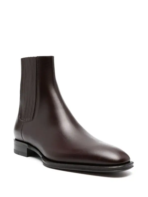 Dsquared2 Zip-up Leather Ankle Boots