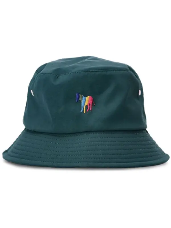 Paul Smith Zebra-motif Bucket Hat - Green