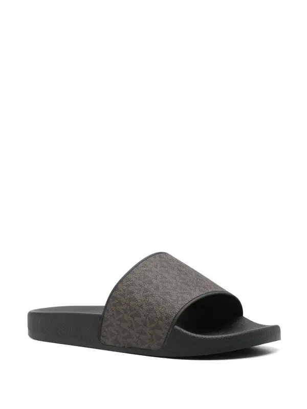 Michael Kors Jake Monogram Slides