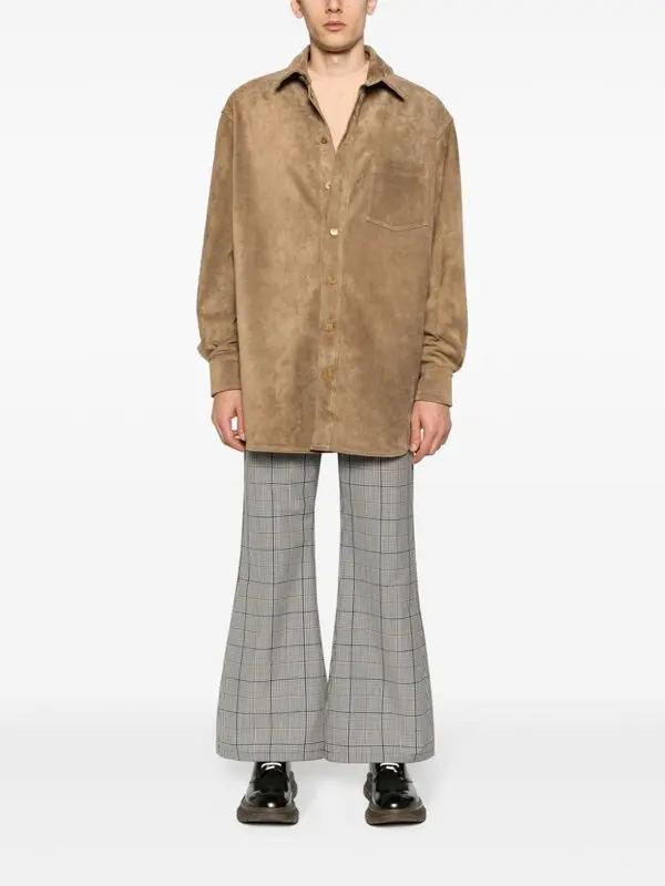 Marni Button-up Suede Overshirt