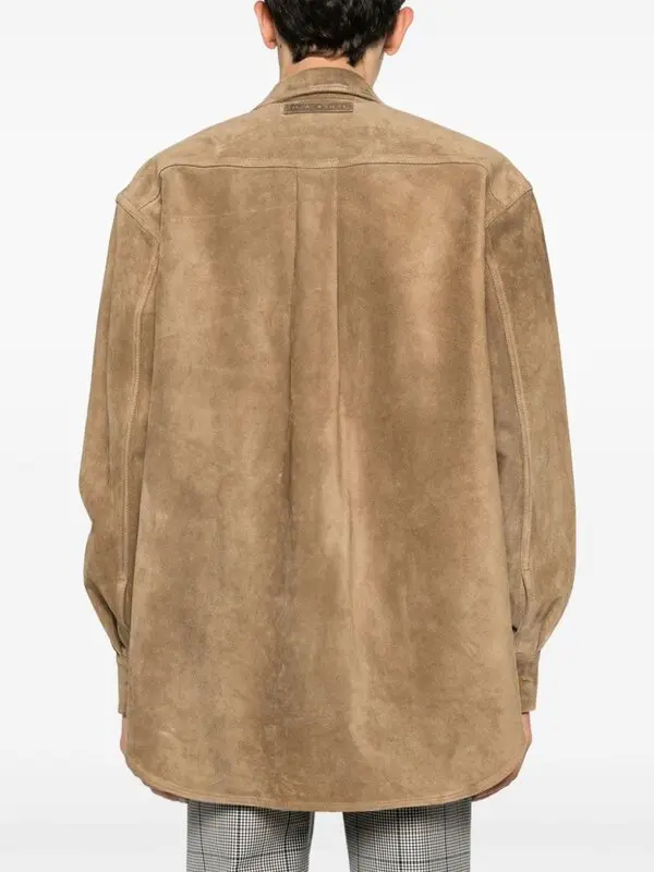 Marni Button-up Suede Overshirt